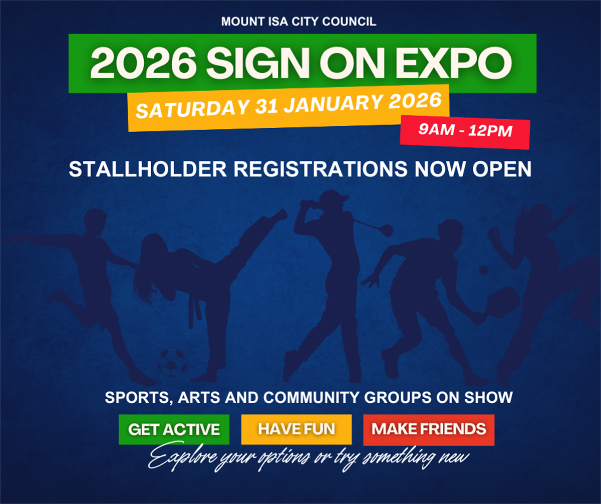 Sign On Expo 2026 | Mount Isa City Council