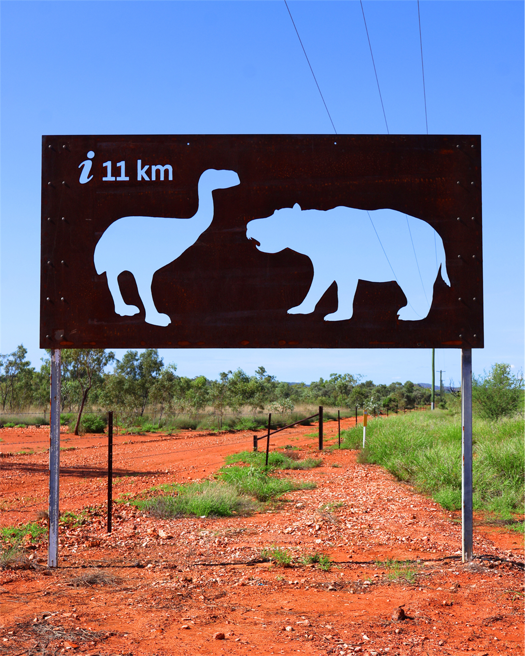 New Megafauna Sign for the Barkly Highway | Mount Isa City Council