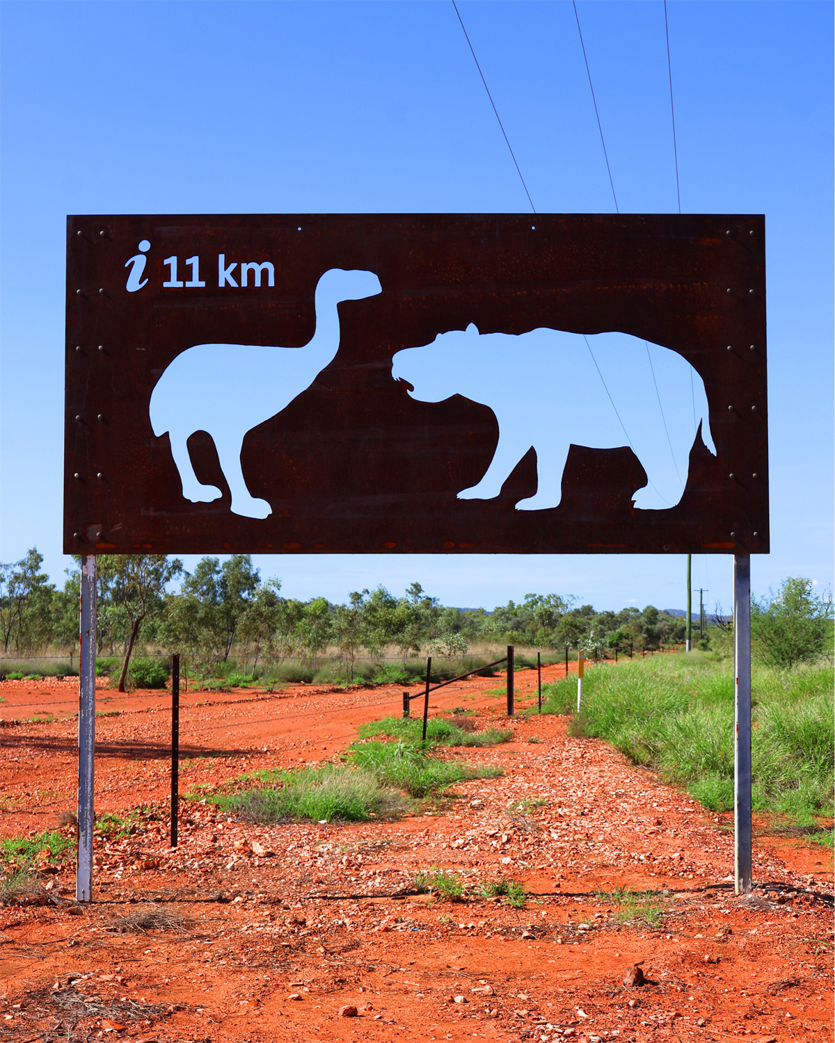 New Megafauna Sign for the Barkly Highway | Mount Isa City Council